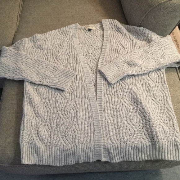 Universal Thread | Sweaters | Universal Thread Light Gray Open Cardigan ...